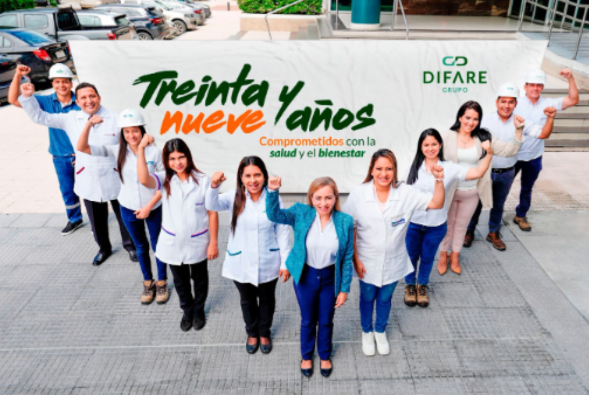 DIFARE cumple 39 años cuidando la salud y bienestar | Ekosnegocios