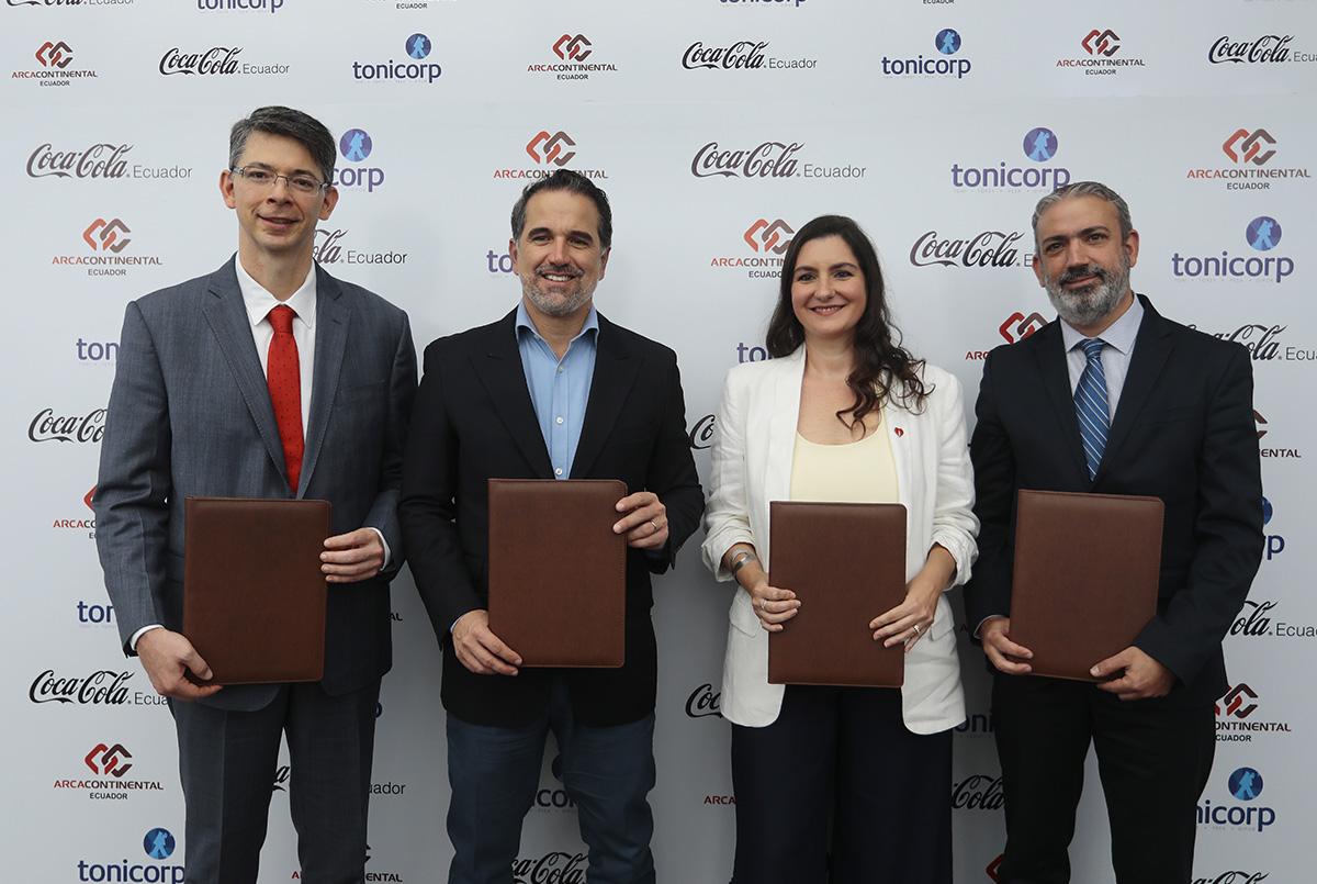 Arca Continental Ecuador, Coca-Cola Ecuador y Tonicorp firman el primer ...