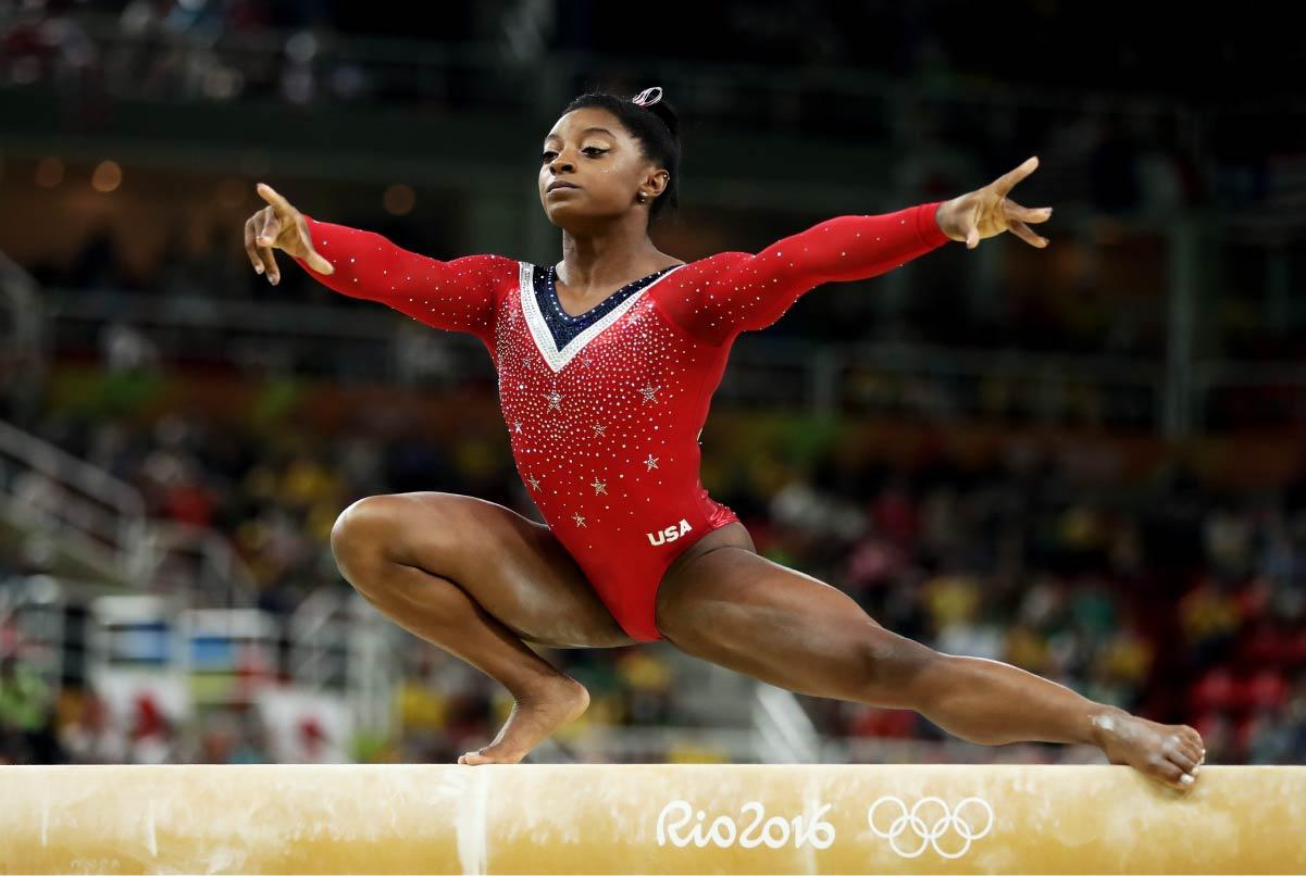 Simone Biles: la gimnasta estadounidense es la primera mujer en ...