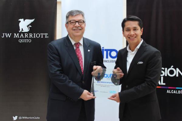JW Marriott Quito recibió el “Sello Inclusivo progresivo” | Ekosnegocios
